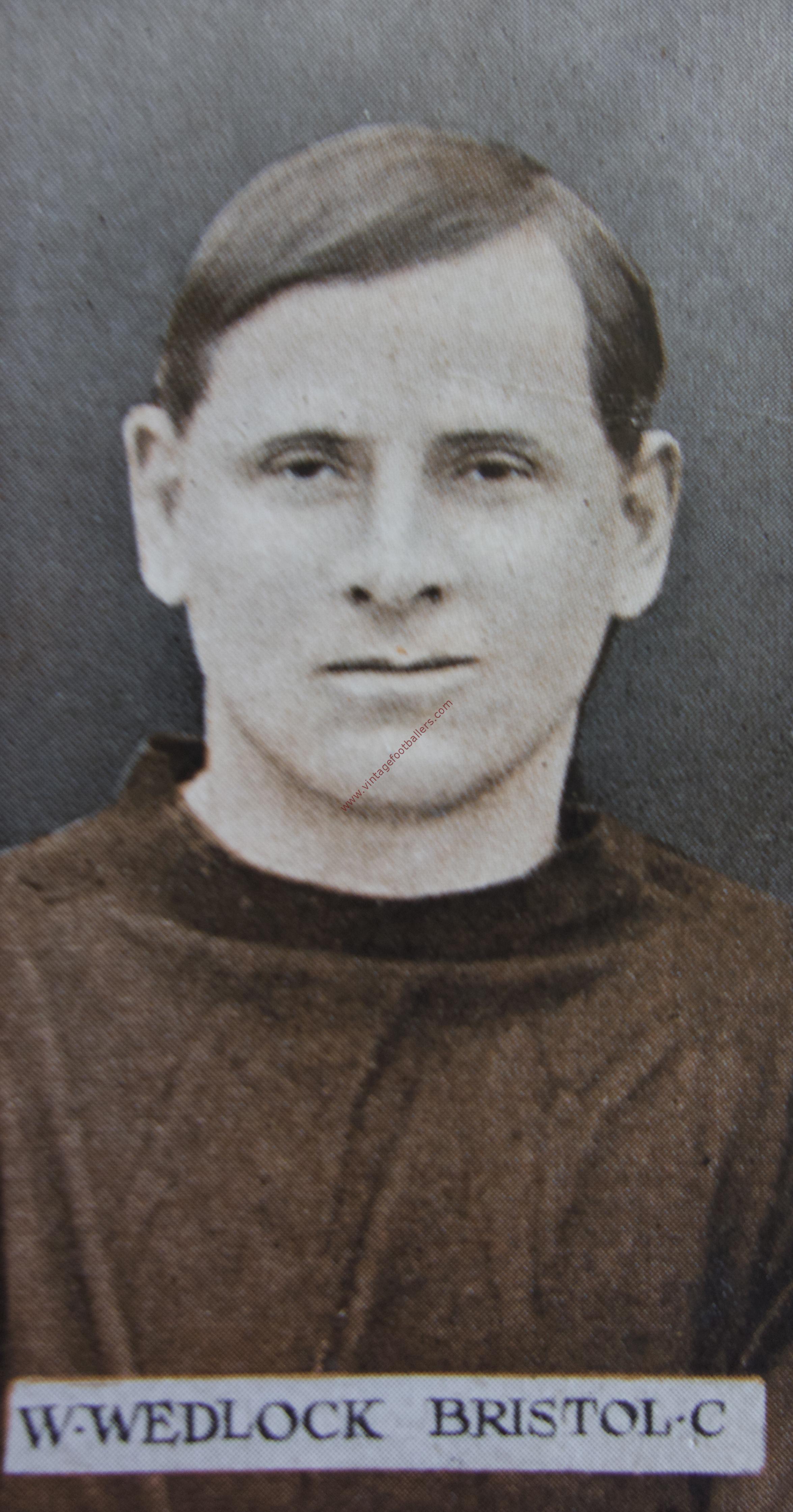 Wedlock Billy Image 1 Bristol City 1914 - Vintage Footballers