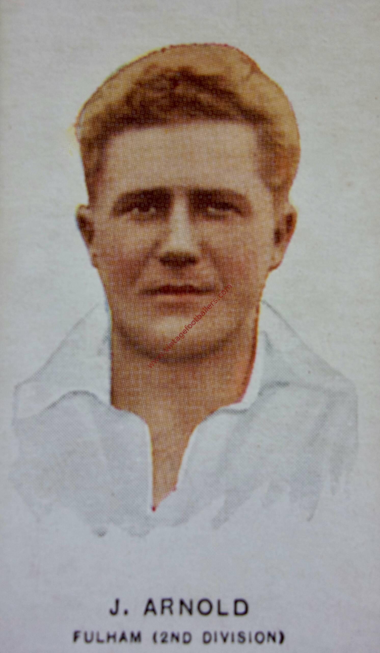 Arnold Johnny Image 6 Southampton 1932 - Vintage Footballers