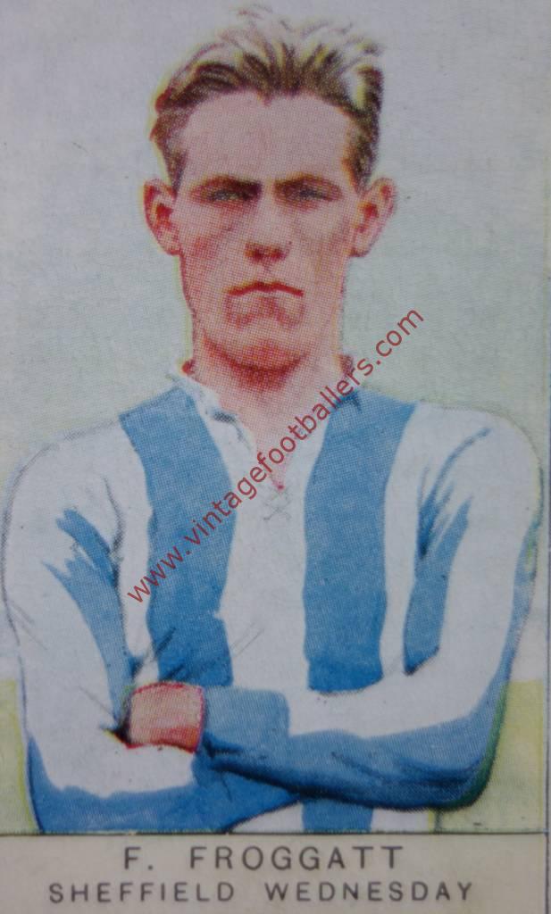 Froggatt Frank Image 1 Sheffield Wednesday 1926 - Vintage Footballers