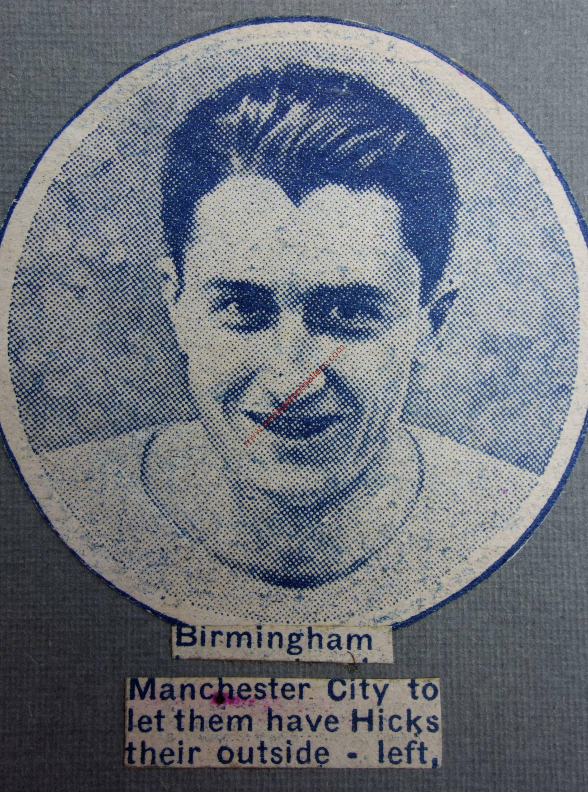 Morrall George Image 1 Birmingham City 1930 - Vintage Footballers
