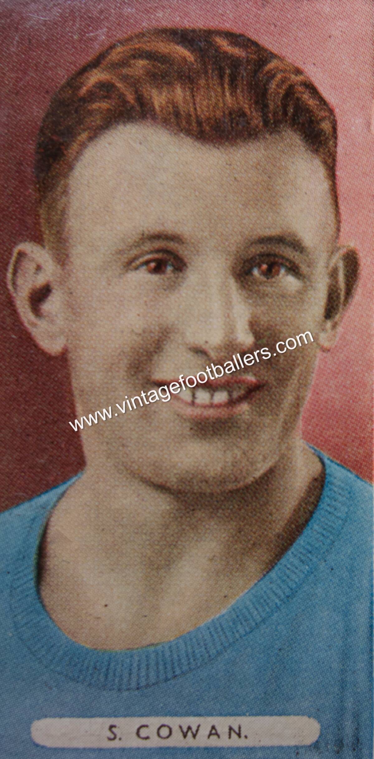 Cowan Sam Image 1 Manchester City 1934 - Vintage Footballers