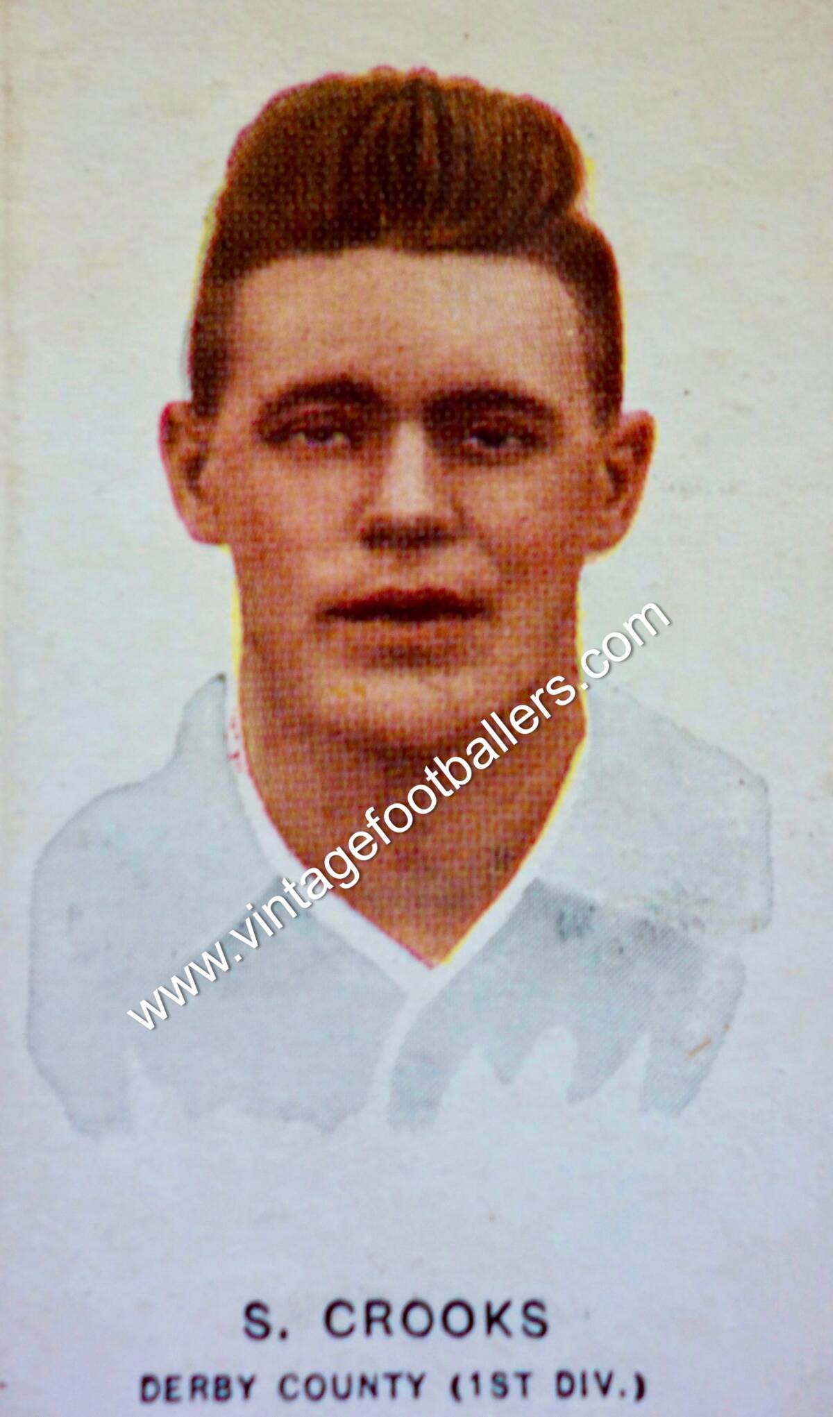 Crooks Sammy Image 2 Derby County 1934 - Vintage Footballers