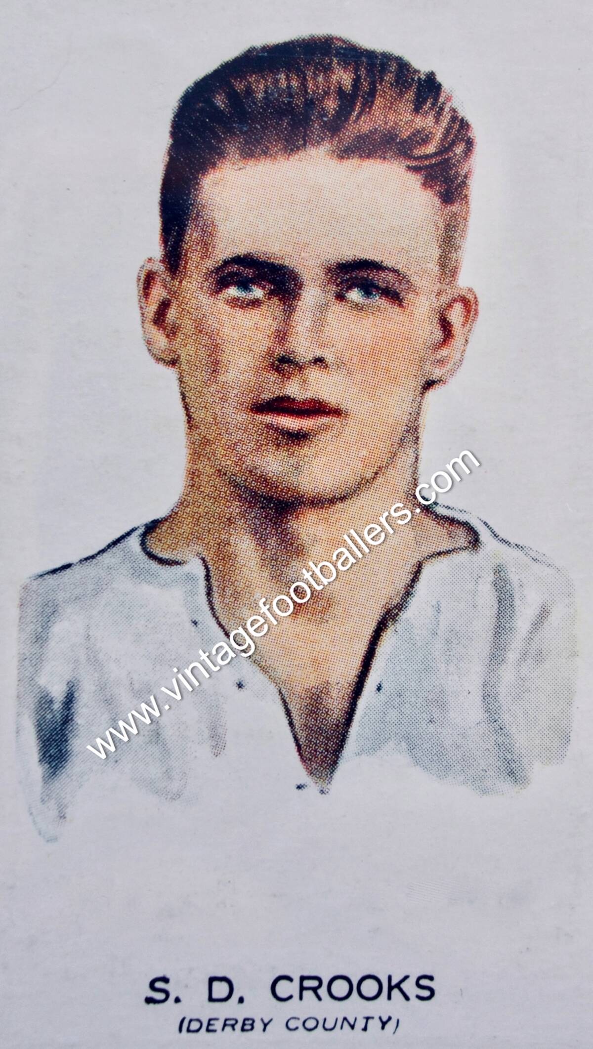 Crooks Sammy Image 17 Derby County 1930 - Vintage Footballers