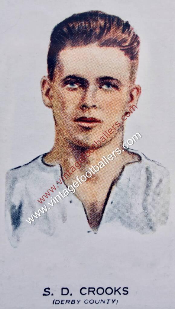 Crooks Sammy Image 17 Derby County 1930 - Vintage Footballers