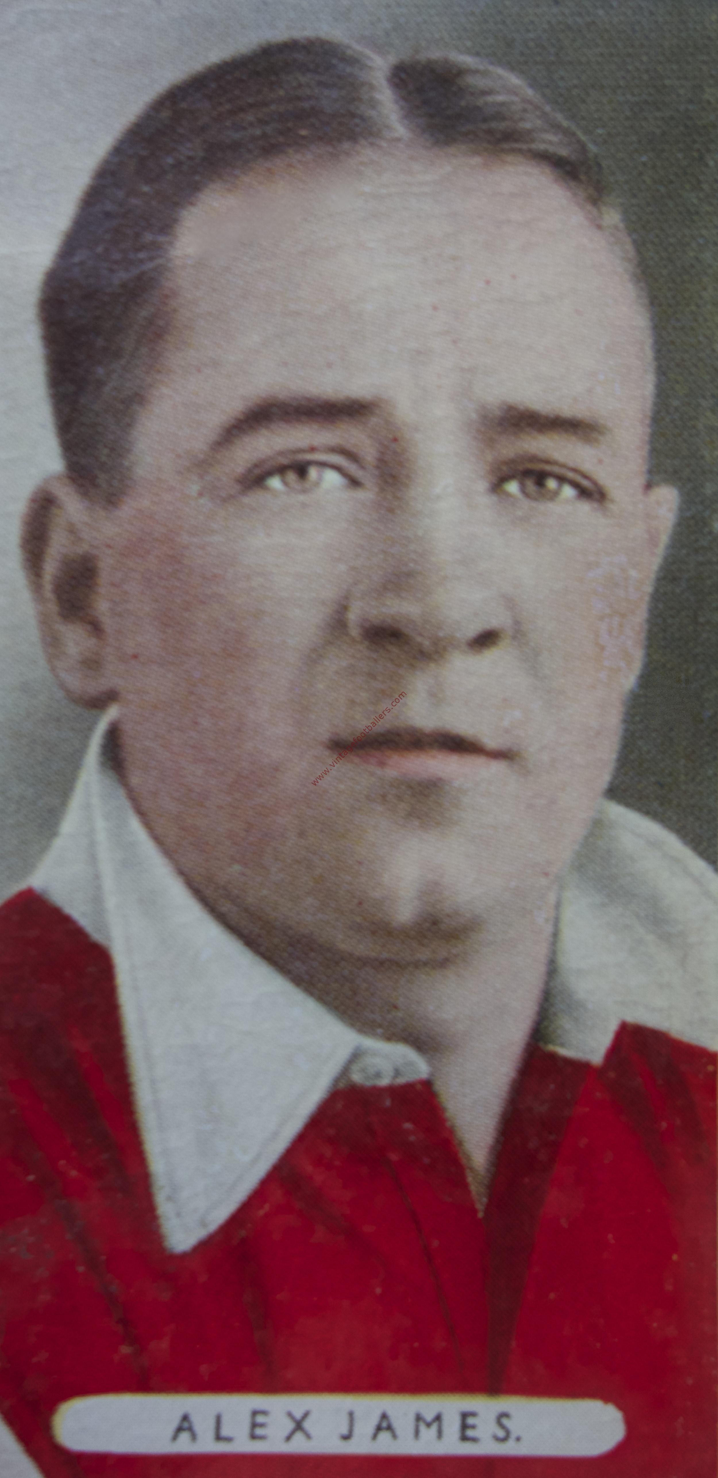 James Alex Image 1 Arsenal 1934 - Vintage Footballers