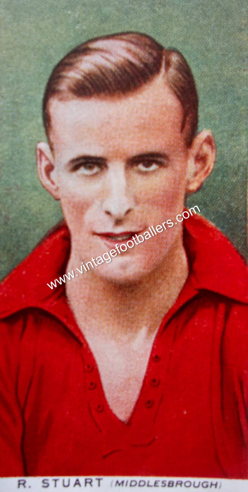 Stuart Bobby Image 1 Middlesbrough 1935 - Vintage Footballers