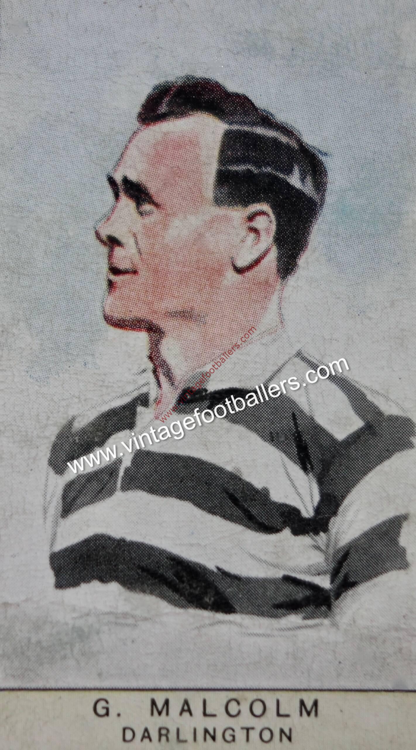 Malcolm George Image 4 Darlington 1926 - Vintage Footballers