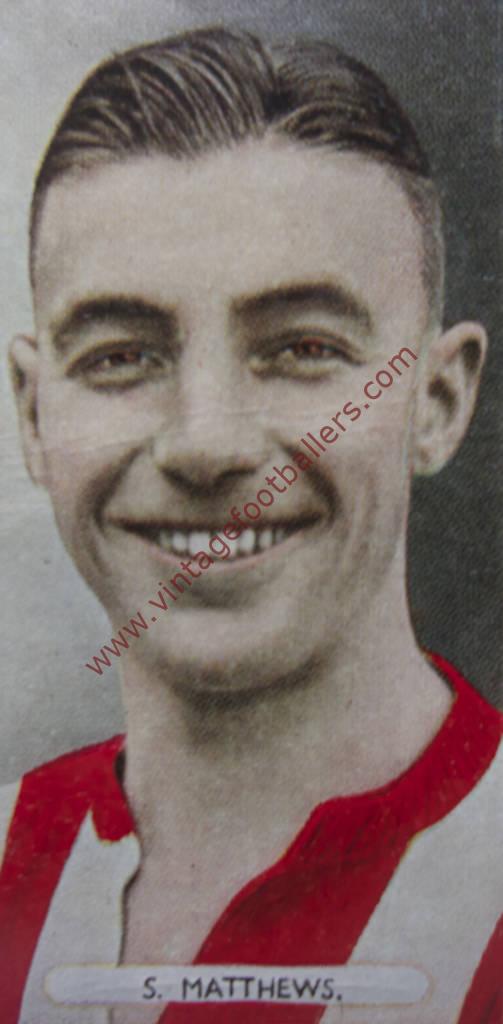Matthews Stanley Image 2 Stoke City 1936 - Vintage Footballers