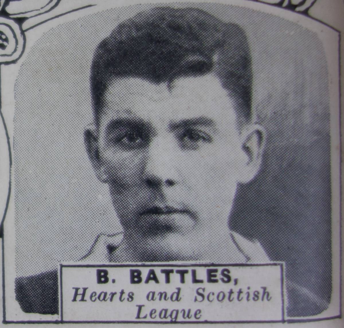 Battles Barney Jr Image 2 Heart of Midlothian 1930 - Vintage Footballers