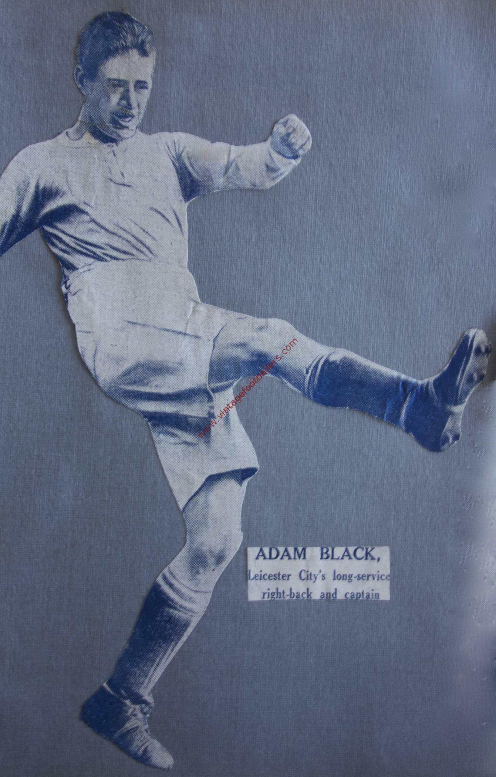 Black Adam Image 1 Leicester City 1921 - Vintage Footballers