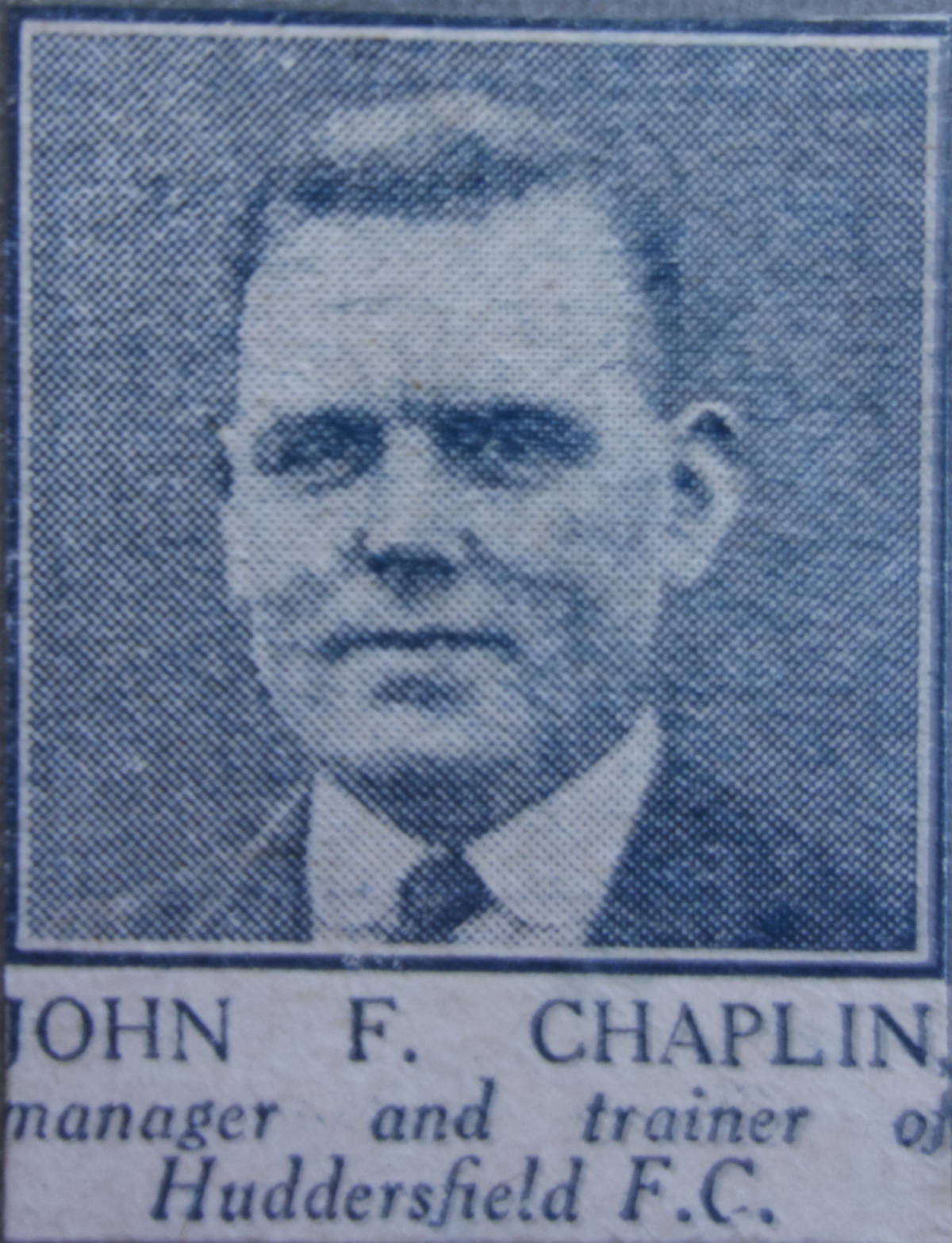 Chaplin Jack Image 2 Huddersfield Town Manager 1927 - Vintage Footballers