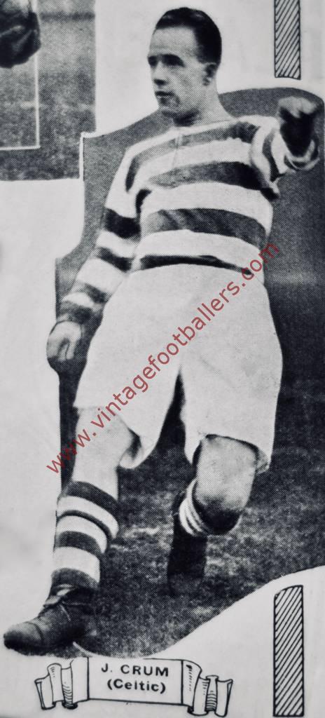 Crum Johnny Image 2 Glasgow Celtic 1936 - Vintage Footballers