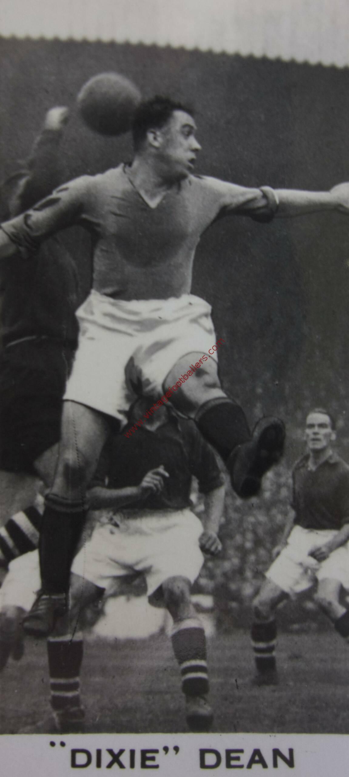 Dean Bill "Dixie" Image 38 Everton 1935 - Vintage Footballers