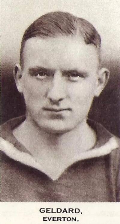 Geldard Albert Image 4 Everton 1933 - Vintage Footballers