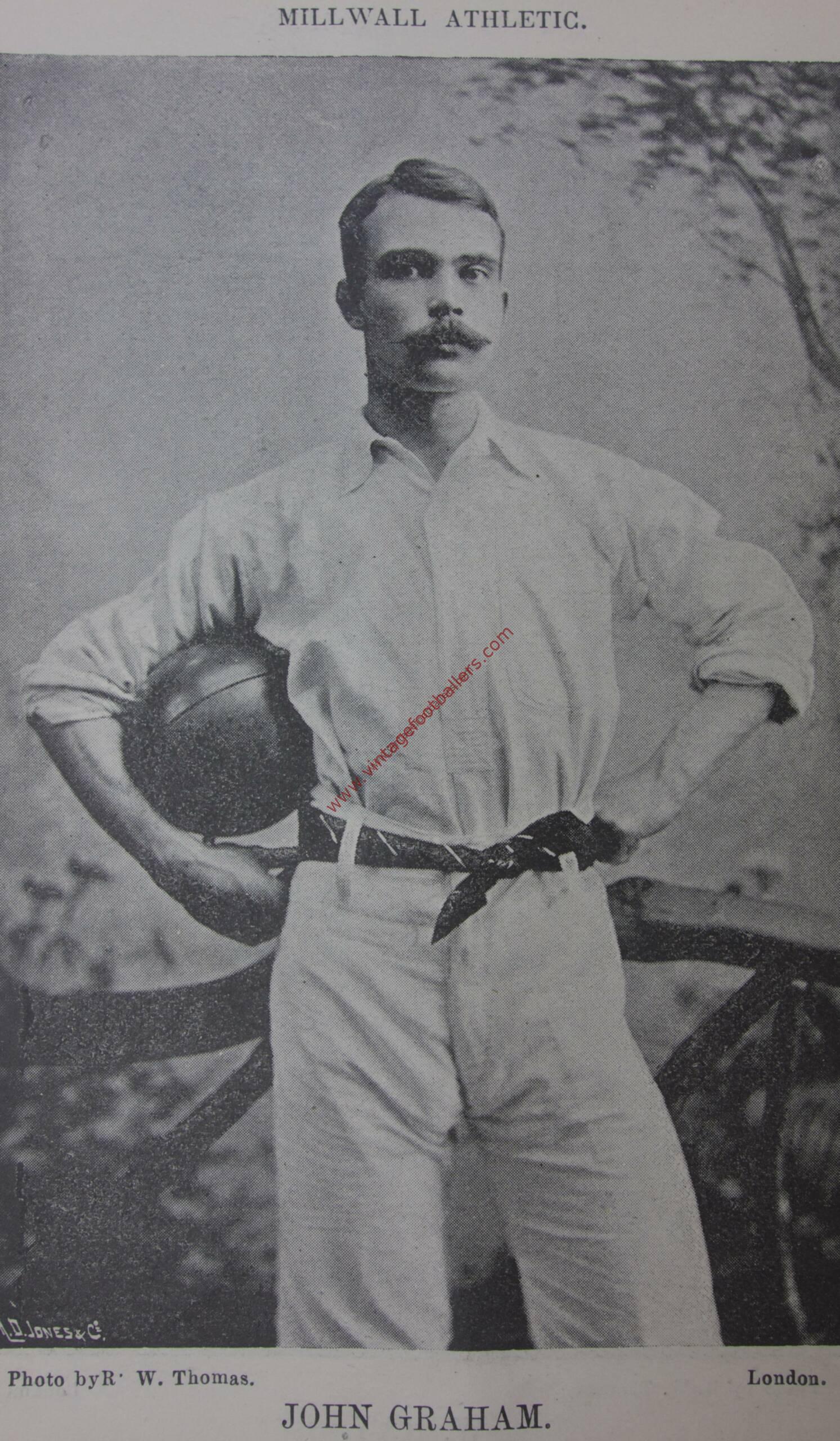 Graham Jack Image 1 Millwall Athletic 1896 - Vintage Footballers