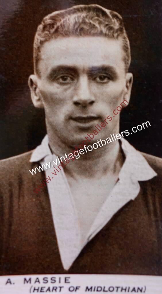 Massie Alex Image 2 Heart of Midlothian 1934 - Vintage Footballers