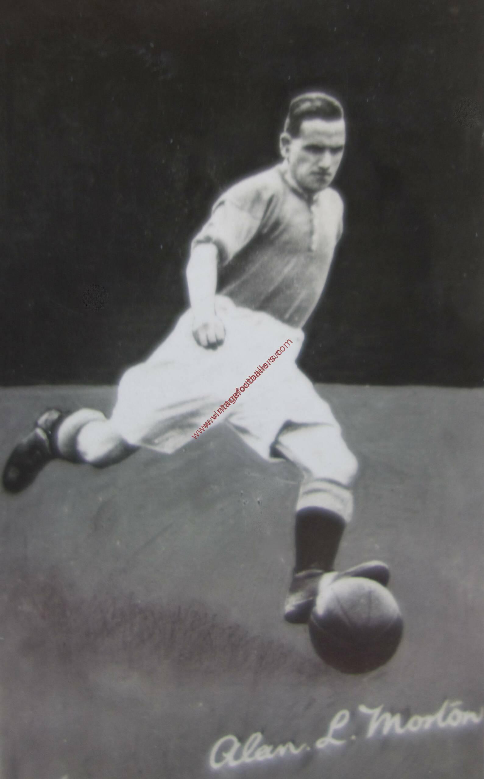 Morton Alan Image 3 Rangers 1922 - Vintage Footballers