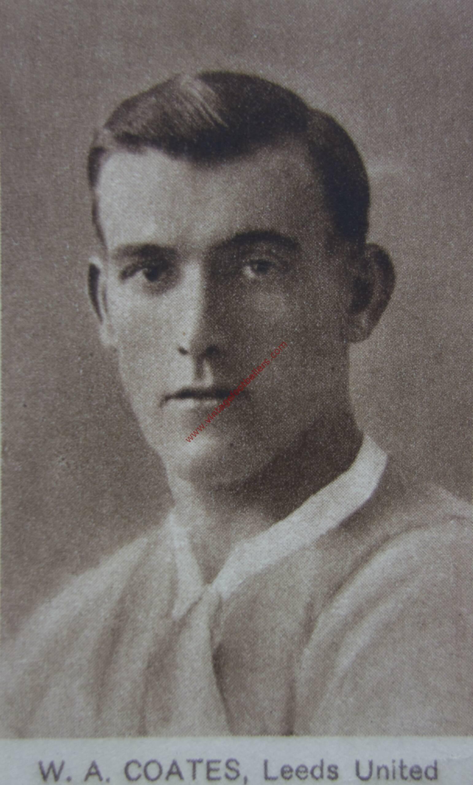 Coates Walter Image 1 Leeds United 1923 - Vintage Footballers