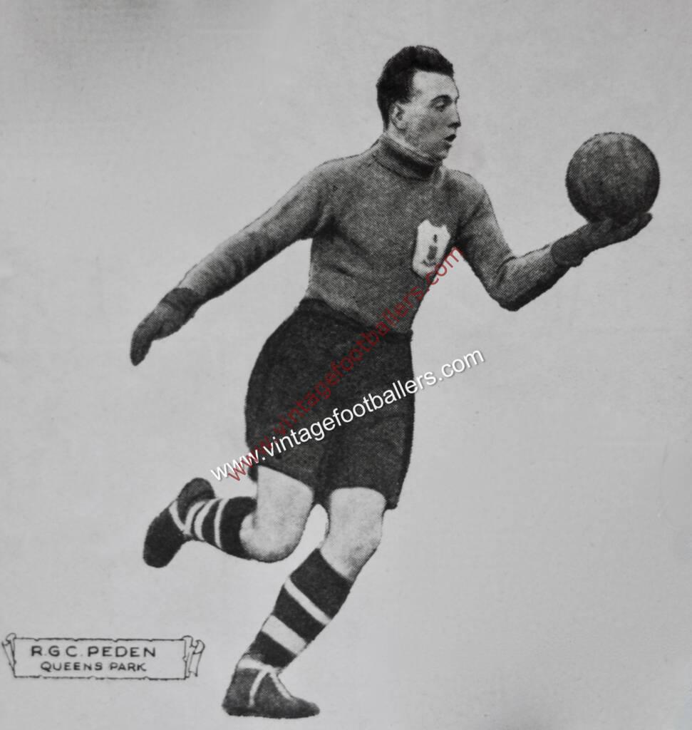 Peden Robert Image 1 Queens Park 1930 - Vintage Footballers