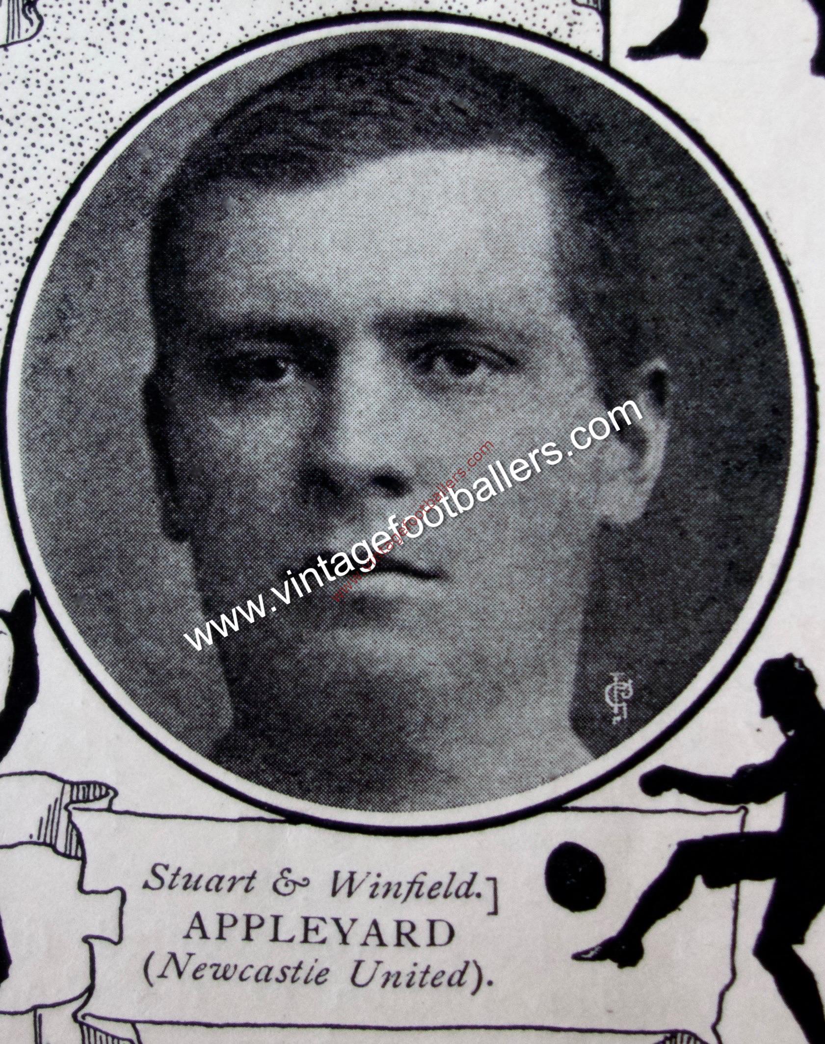 Appleyard Bill Image 3 Newcastle United 1905 - Vintage Footballers