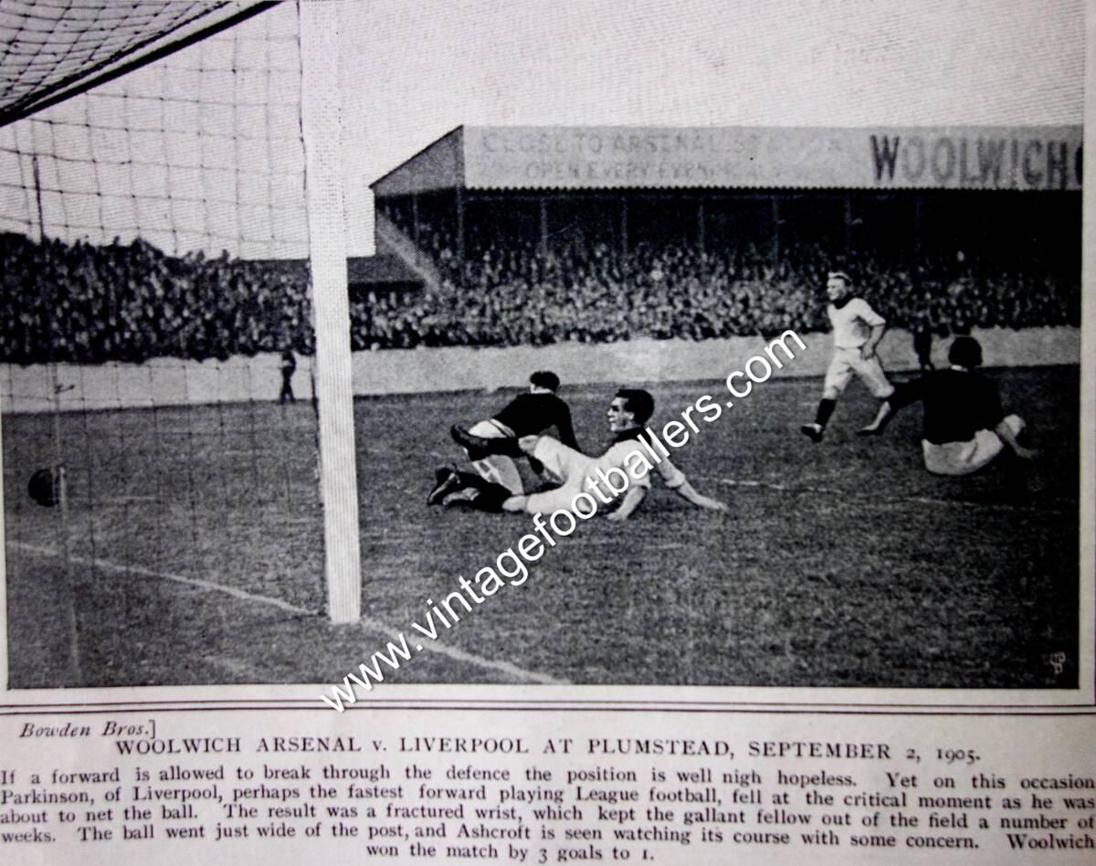 Parkinson Jack Image 1 Liverpool 1905 - Vintage Footballers