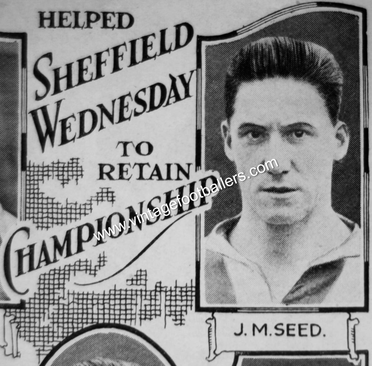 Seed Jimmy Image 4 Sheffield Wednesday 1930 - Vintage Footballers