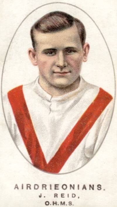 Reid Jimmy Image 1 Airdrieonians 1917 - Vintage Footballers