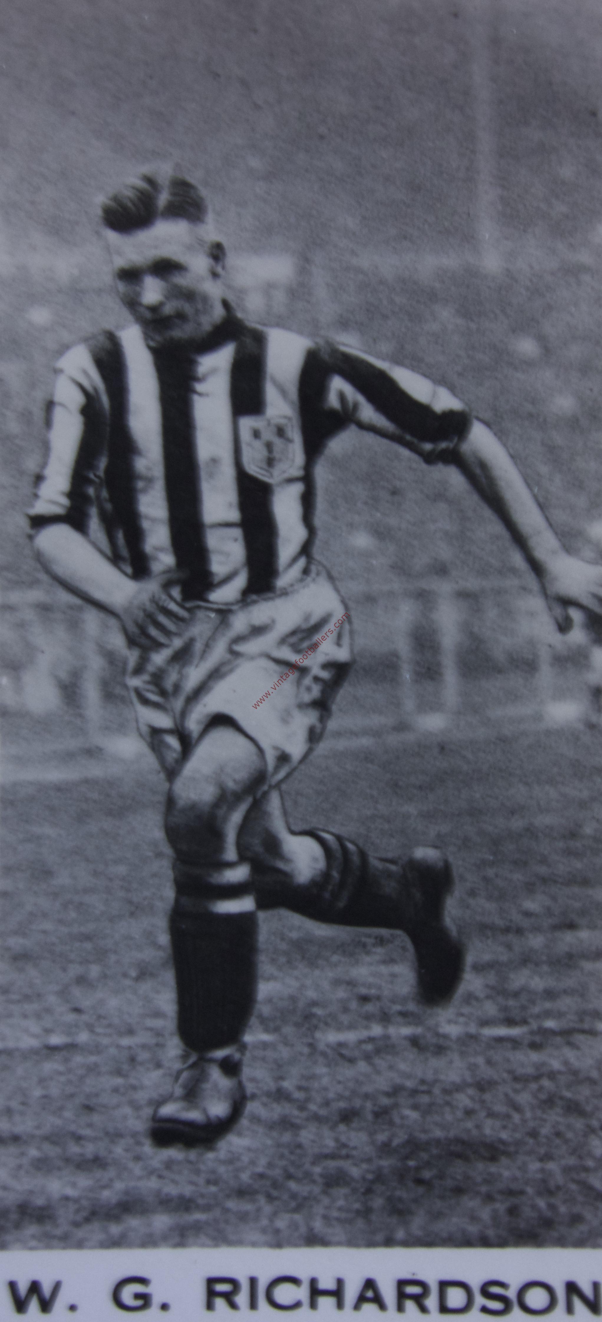 Richardson WG "Ginger" Image 2 West Bromwich Albion 1935 - Vintage ...
