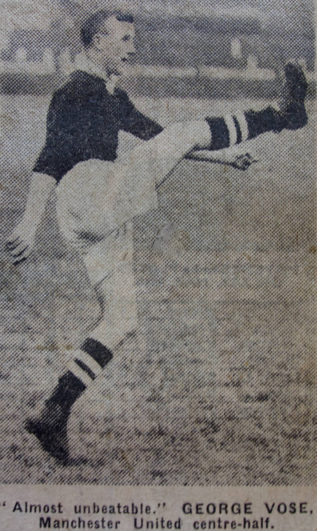 Vose George Image 2 Manchester United 1937 - Vintage Footballers