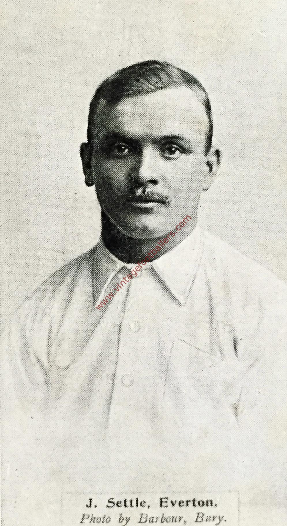 Settle Jimmy Image 1 Everton 1902 - Vintage Footballers