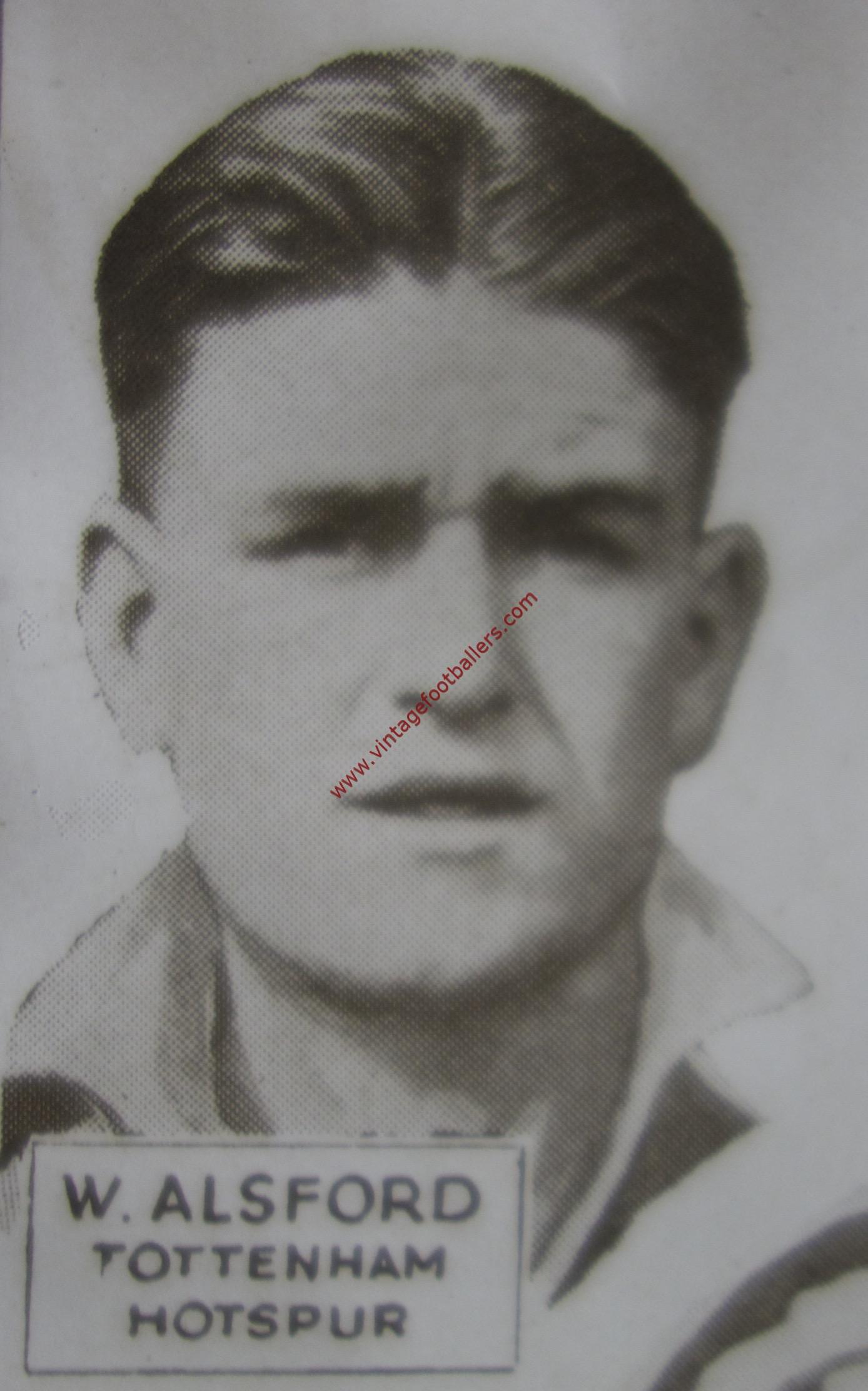 Alsford Wally Image 3 Tottenham Hotspur 1936 - Vintage Footballers