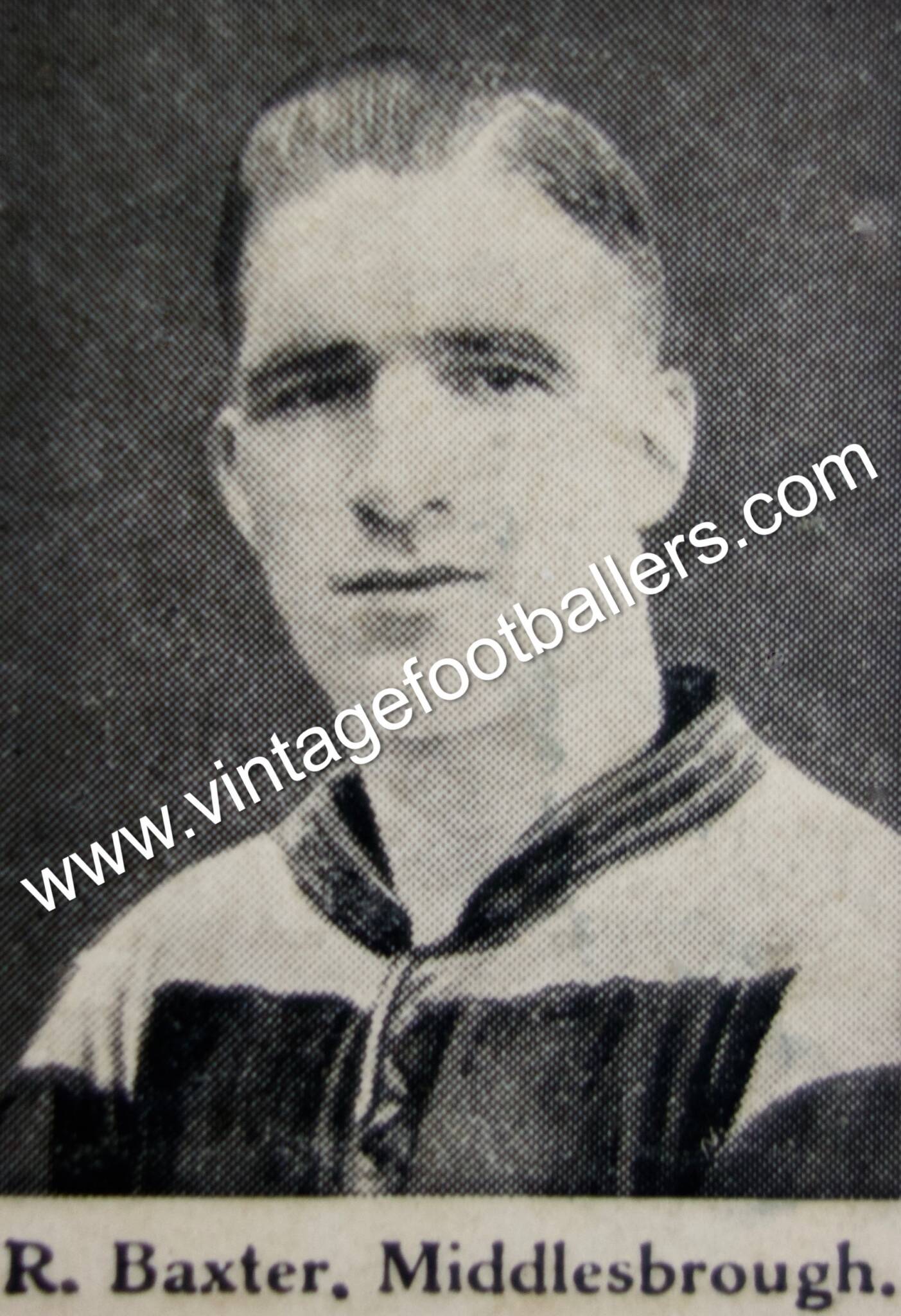 Baxter Bobby Image 3 Middlesbrough 1934 - Vintage Footballers