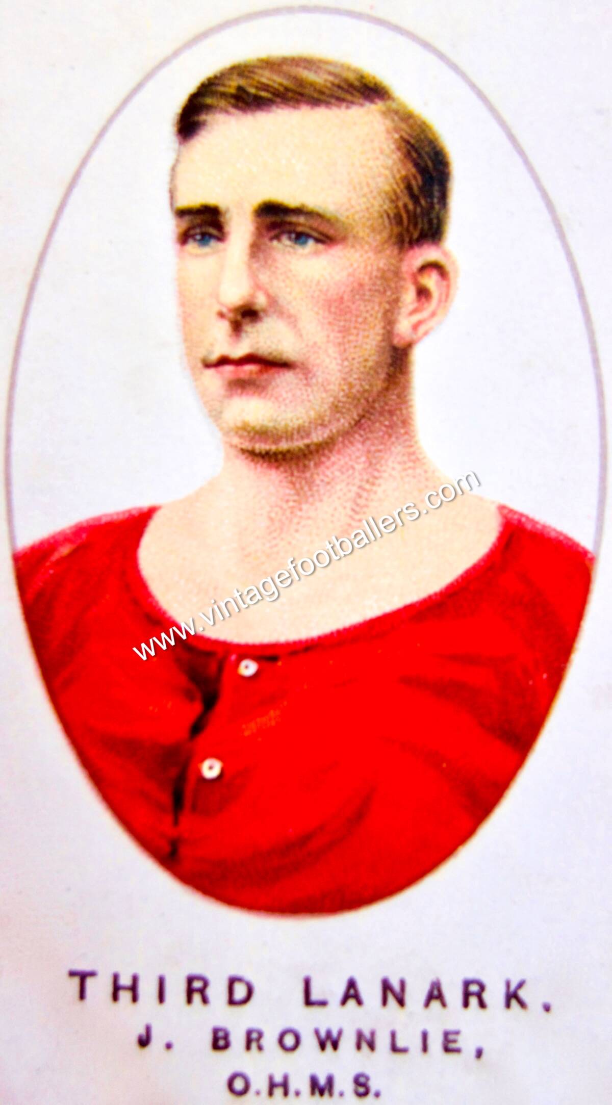 Brownlie Jimmy Image 4 Third Lanark 1917 - Vintage Footballers