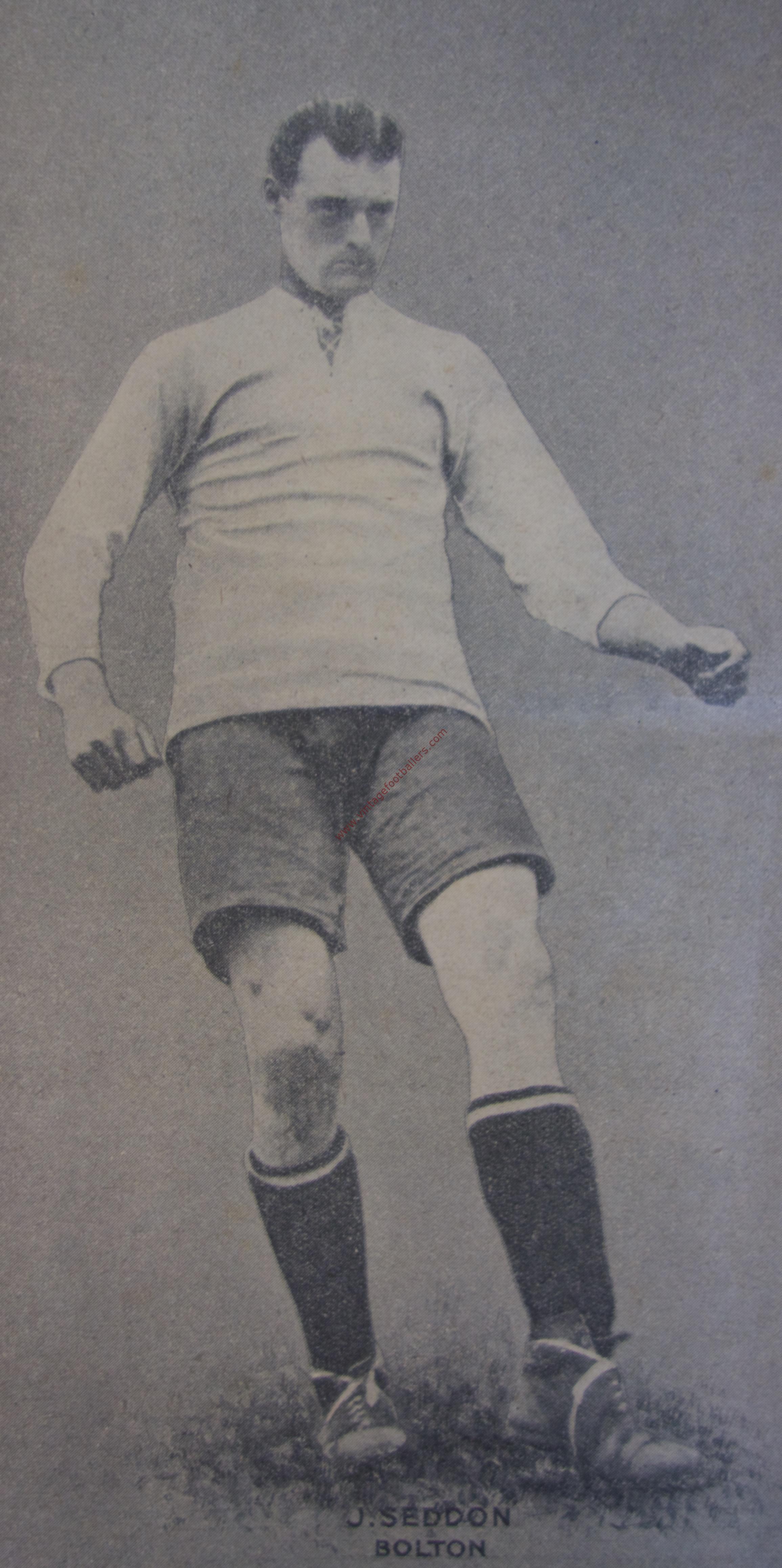 Seddon Jimmy Image 7 Bolton Wanderers 1924 - Vintage Footballers