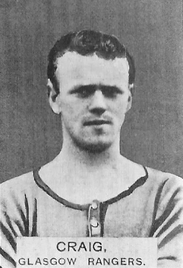 Craig Alex Image 2 Glasgow Rangers 1908 - Vintage Footballers