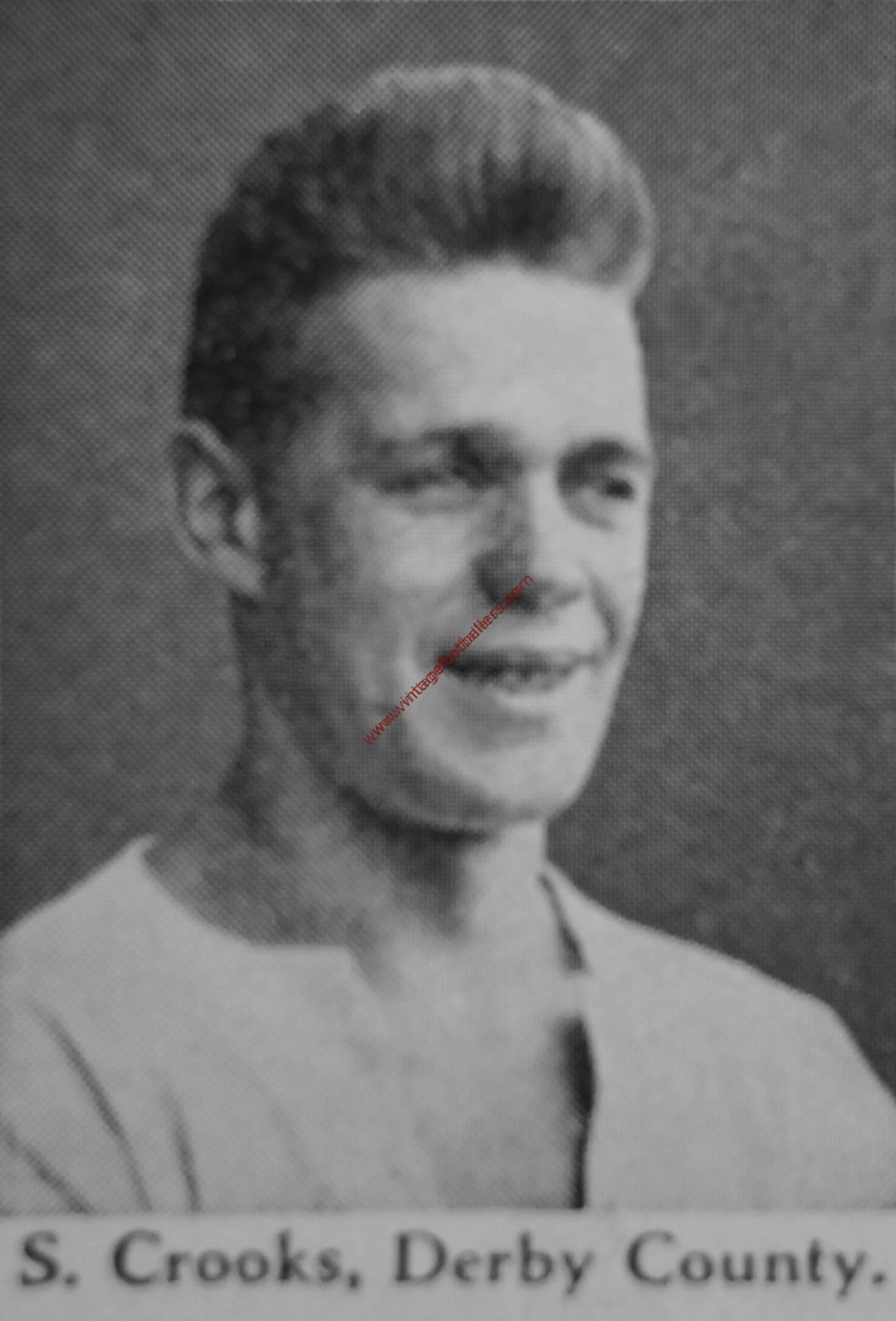 Crooks Sammy Image 10 Derby County 1934 - Vintage Footballers