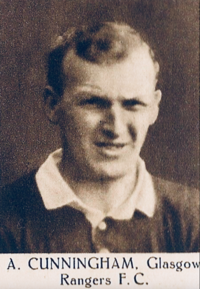 Cunningham Andy Image 7 Glasgow Rangers 1922 - Vintage Footballers