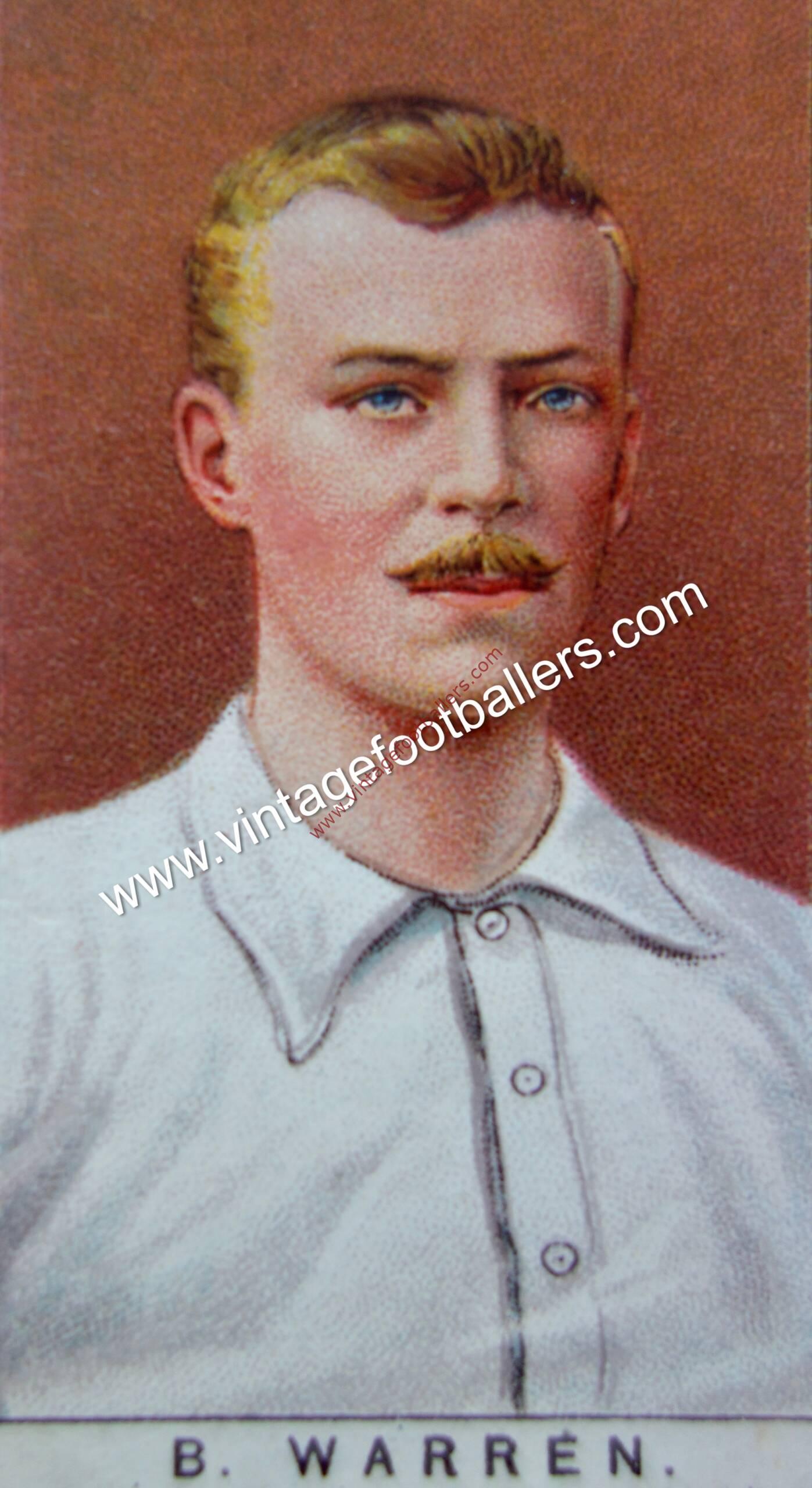 Warren Ben Image 1 Derby County 1908 - Vintage Footballers