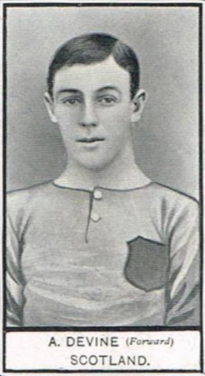 Devine Archie Image 1 Falkirk 1909 - Vintage Footballers