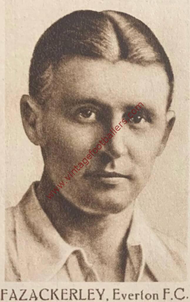 Fazackerley Stan Image 4 Everton 1922 - Vintage Footballers
