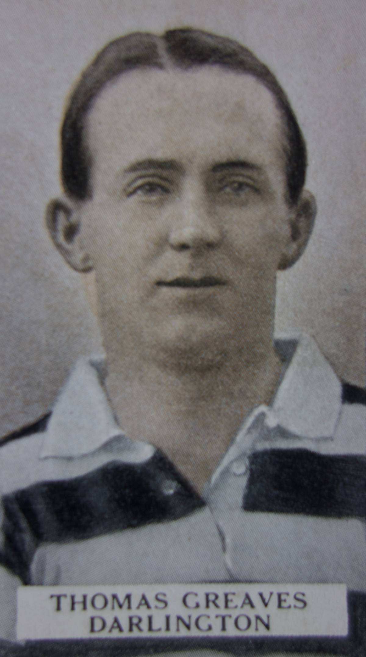 Greaves Tommy Image 2 Darlington 1925 - Vintage Footballers