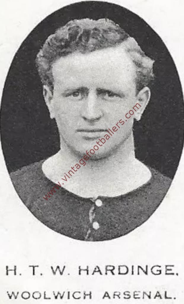 Hardinge Wally Image 5 Arsenal 1913 - Vintage Footballers