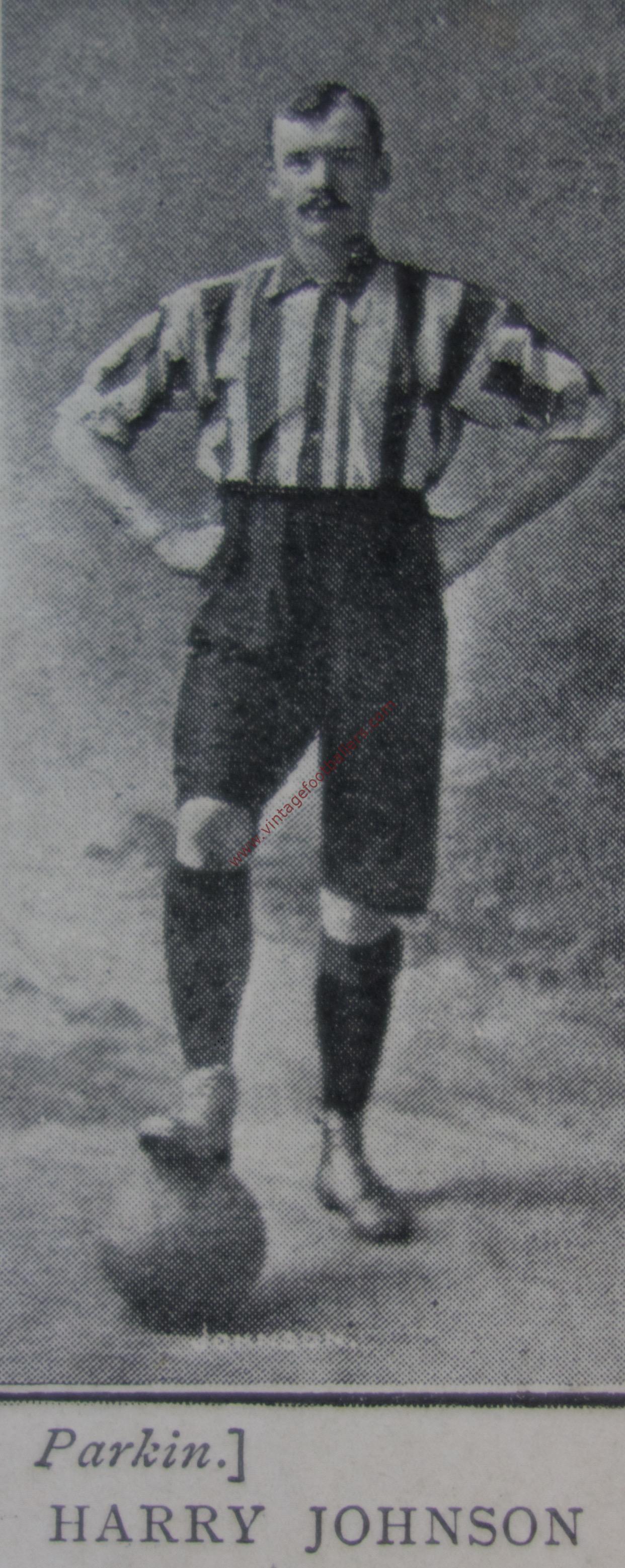 Johnson Harry Image 5 Sheffield United 1905 - Vintage Footballers
