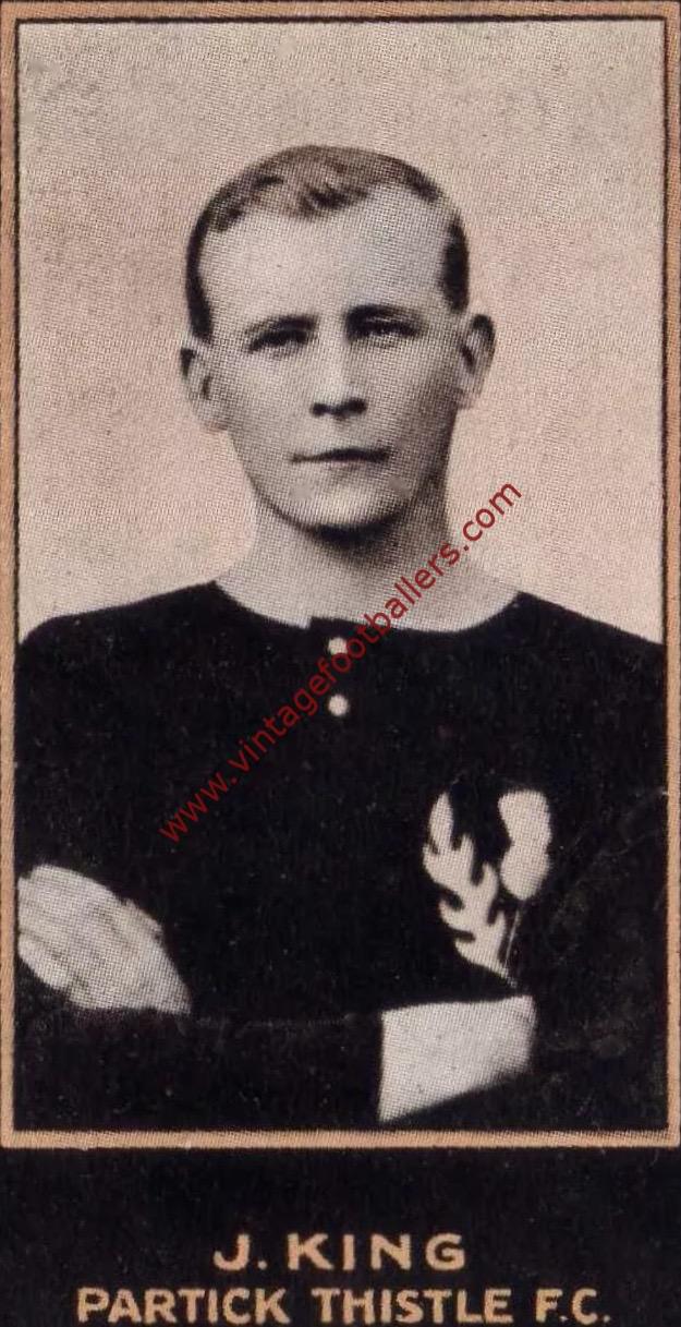 King John Image 1 Partick Thistle 1912 - Vintage Footballers