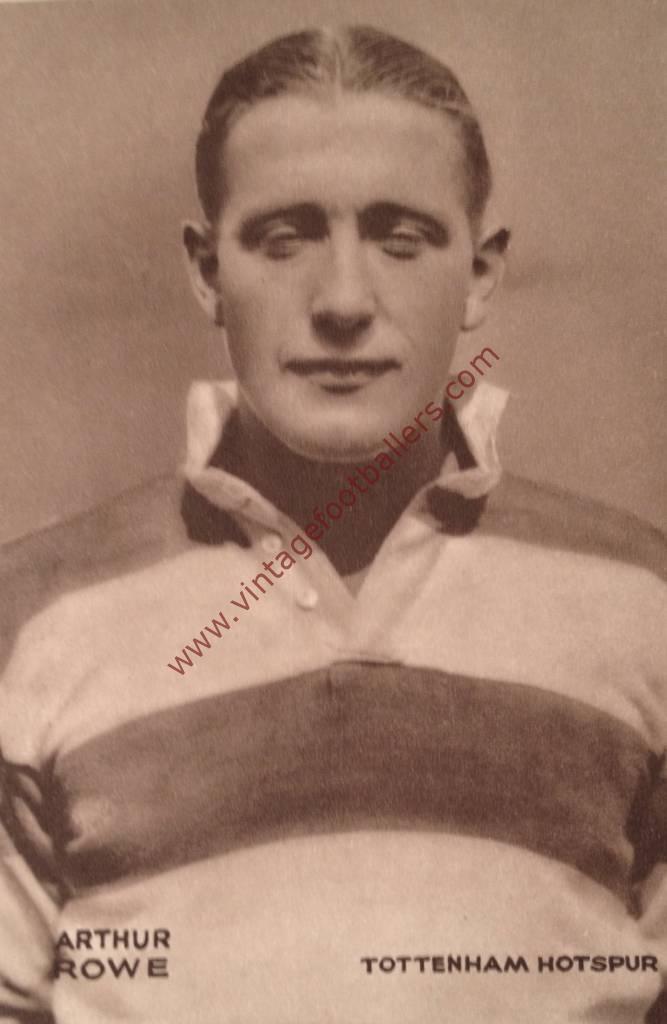 Rowe Arthur Image 4 Tottenham Hotspur 1937 - Vintage Footballers