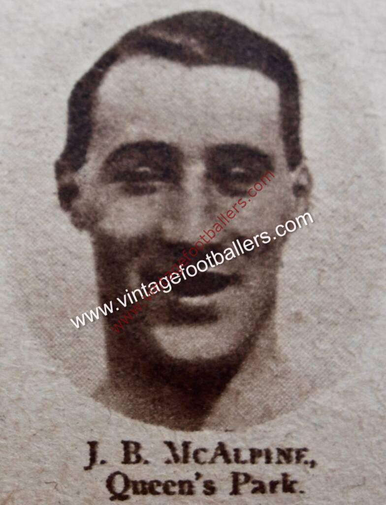 McAlpine James Image 6 Queen's Park 1929 - Vintage Footballers