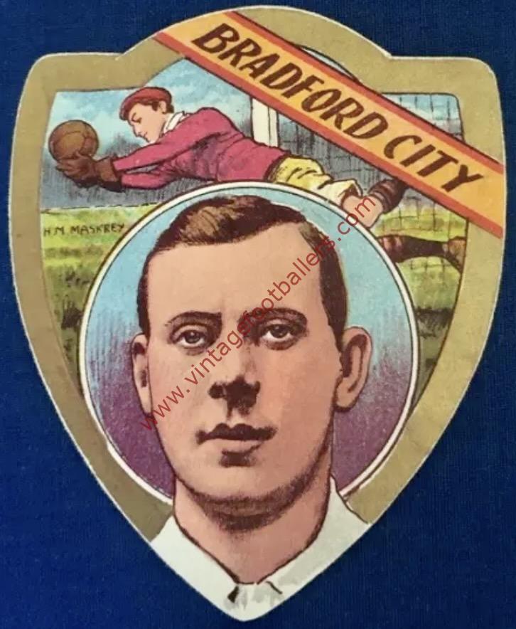 Maskrey Harry Image 3 Bradford City 1909 - Vintage Footballers