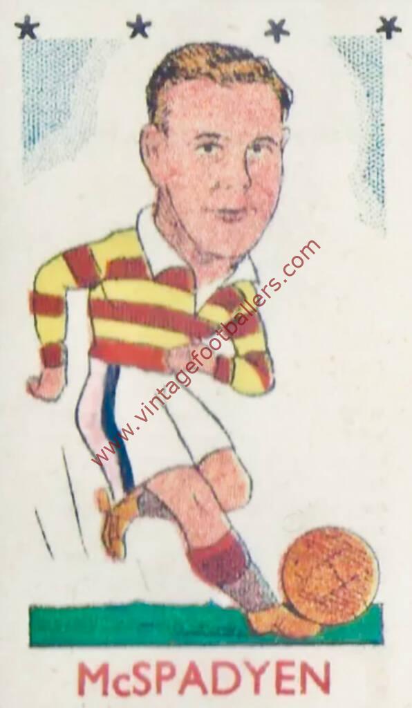 McSpadyen Alex Image 4 Partick Thistle 1948 - Vintage Footballers