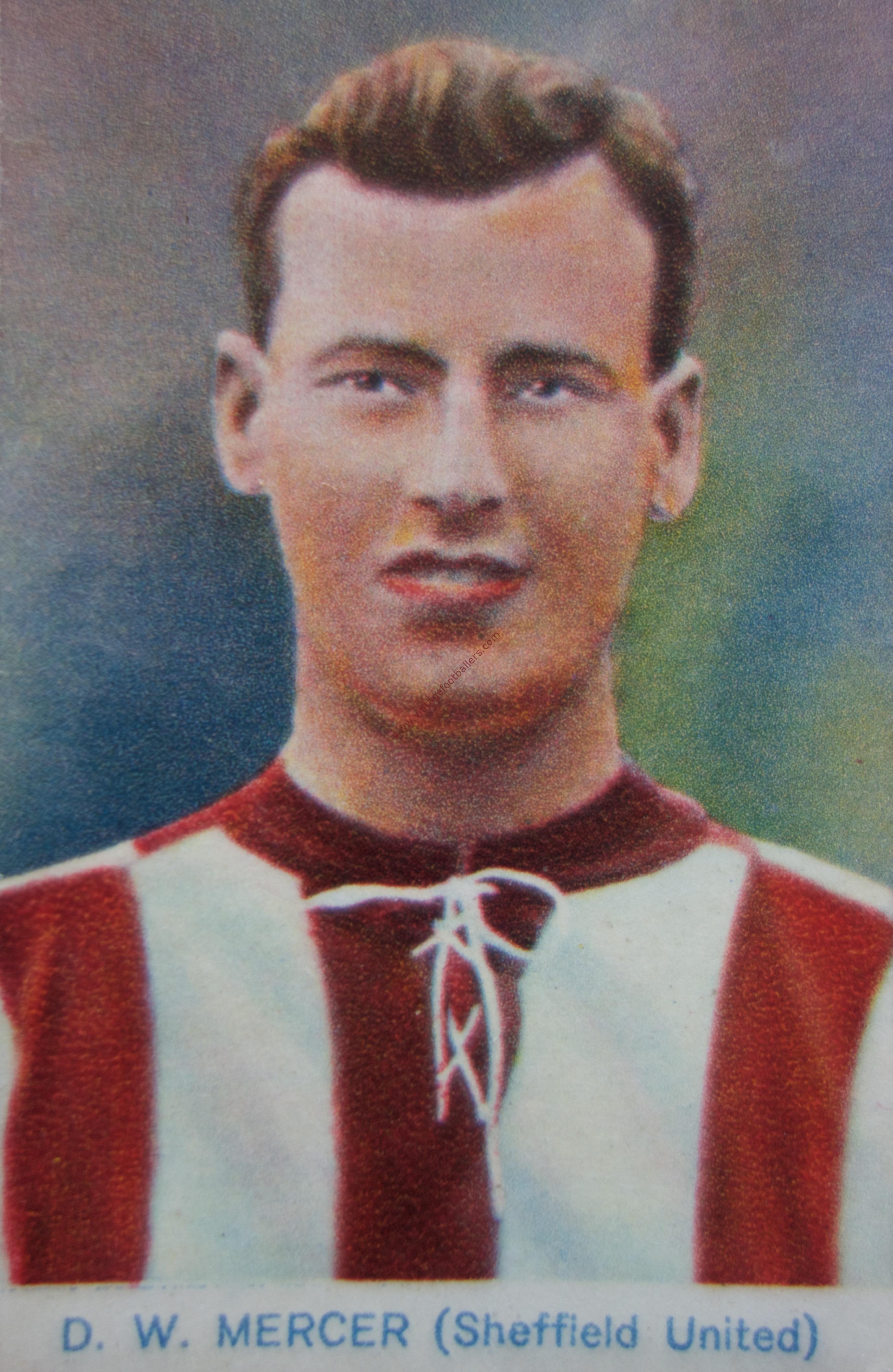Mercer David Image 4 Sheffield United 1922 - Vintage Footballers