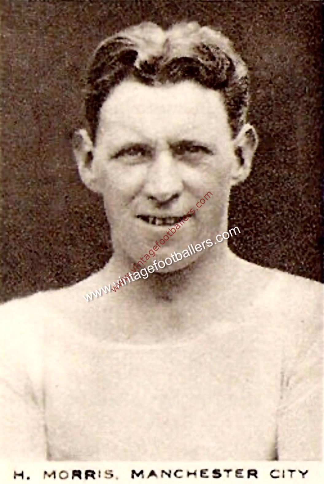 Morris Hugh Image 2 Manchester City 1922 - Vintage Footballers